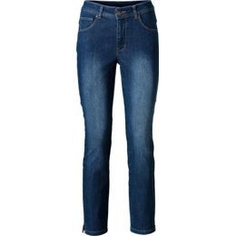 Heine Damen 7/8-Jeans mit Power-Mesh blue denim Gr&ouml;&szlig;e 48