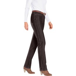 COSMA Damen Thermohose in w&auml;rme-isolierender Qualit&auml;t mokka Gr&ouml;&szlig;e 19
