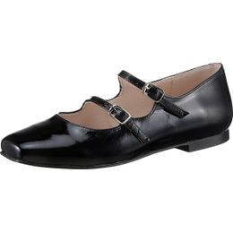 Heine Damen Ballerina schwarz Gr&ouml;&szlig;e 36