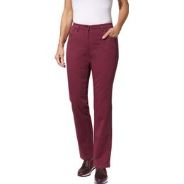 CR&Eacute;ATION L Damen Jeans mit Metallpl&auml;ttchen-Deko bordeaux Gr&ouml;&szlig;e 245