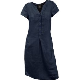 Heine Damen Sommerkleid in knieumspielender L&auml;nge marine Gr&ouml;&szlig;e 44