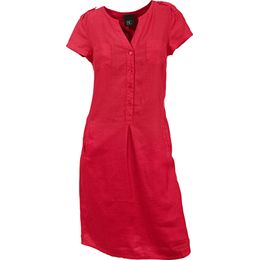 Heine Damen Sommerkleid in knieumspielender L&auml;nge rot Gr&ouml;&szlig;e 34