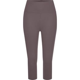 Lascana Damen Caprileggings taupe Gr&ouml;&szlig;e 40/42
