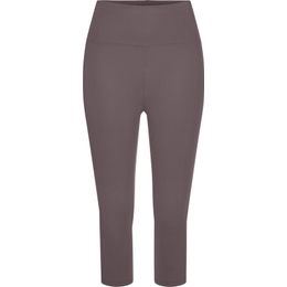 Lascana Damen Caprileggings taupe Gr&ouml;&szlig;e 56/58