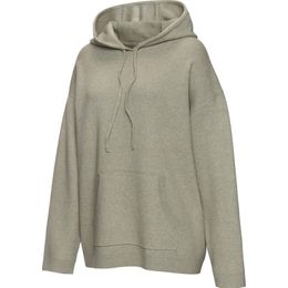 ELBSAND Damen Hoodie oliv meliert Gr&ouml;&szlig;e 32/34