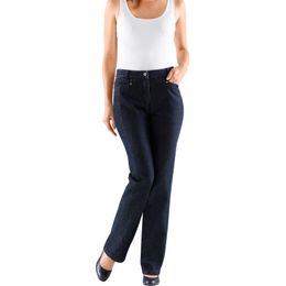 COSMA Damen Gerade Jeans mit Bauch-weg-Effekt blue-stone-washed Gr&ouml;&szlig;e 42