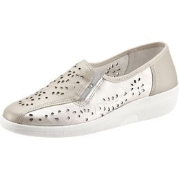 Damen Slipper wollwei&szlig; Gr&ouml;&szlig;e 40