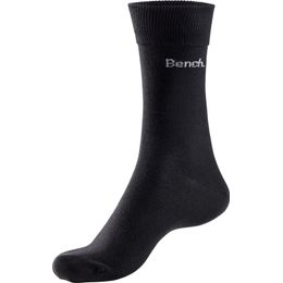 Bench Herren Basicsocken 4x schwarz Gr&ouml;&szlig;e 39/40