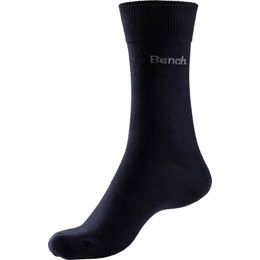 Bench Herren Basicsocken 2x marine, 2x jeansblau-meliert Gr&ouml;&szlig;e 43/44