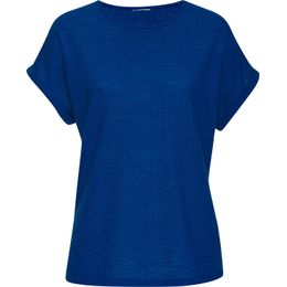 Vivance Damen T-Shirt royalblau, creme Gr&ouml;&szlig;e 32/34