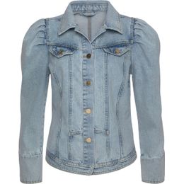 Vivance Damen Jeansjacke blue-washed Gr&ouml;&szlig;e 34