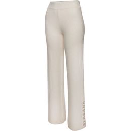 ELBSAND Damen Strickhose wollwei&szlig; meliert Gr&ouml;&szlig;e 32/34