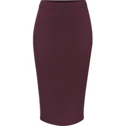 Lascana Damen Strickrock burgunder Gr&ouml;&szlig;e 36