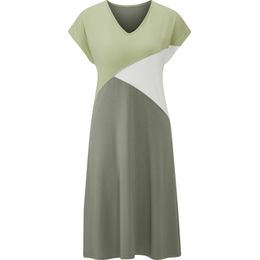 feel good Damen Sommerkleid lindgr&uuml;n-khaki Gr&ouml;&szlig;e 52/54