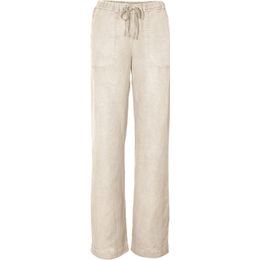 Heine Damen Schlupfhose mit weitem Bein sand Gr&ouml;&szlig;e 38