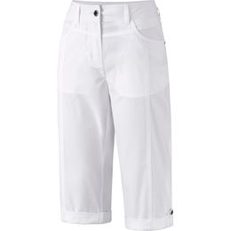CR&Eacute;ATION L Damen Bermudas mit Druckknopf am Bein wei&szlig; Gr&ouml;&szlig;e 48