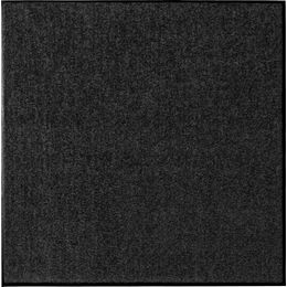 Salonloewe unisex Fu&szlig;matte schwarz Gr&ouml;&szlig;e 115x115 cm