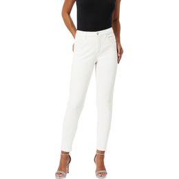 CR&Eacute;ATION L Damen 7/8-Jeans mit Rei&szlig;verschluss am Bein ecru Gr&ouml;&szlig;e 23