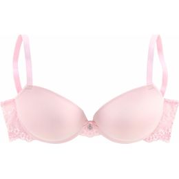 Lascana Damen Push-up-BH rosa Gr&ouml;&szlig;e 80B