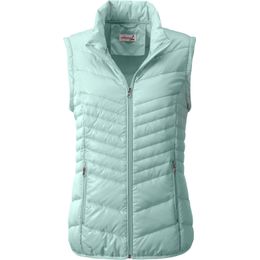 CR&Eacute;ATION L Damen Steppjacke mit abzippbaren &Auml;rmeln kalkmint Gr&ouml;&szlig;e 46