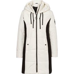 Heine Damen Longjacke mit Kapuze champagner Gr&ouml;&szlig;e 36