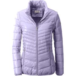 CR&Eacute;ATION L Damen Steppjacke mit abzippbaren &Auml;rmeln flieder Gr&ouml;&szlig;e 48
