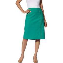 CR&Eacute;ATION L Damen Schlupfrock mit Formbund smaragd Gr&ouml;&szlig;e 38