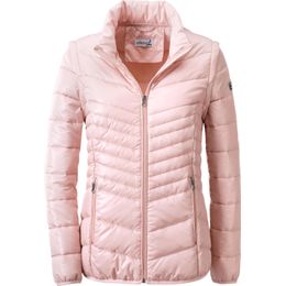 CR&Eacute;ATION L Damen Steppjacke mit abzippbaren &Auml;rmeln puder Gr&ouml;&szlig;e 36