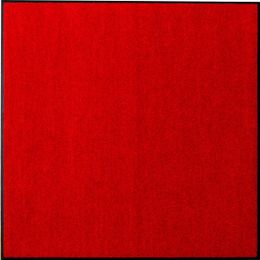 Salonloewe unisex Fu&szlig;matte rot Gr&ouml;&szlig;e 85x85 cm