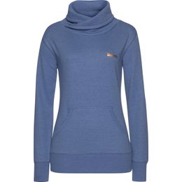 Damen Longsweatshirt jeans-meliert Gr&ouml;&szlig;e 40/42