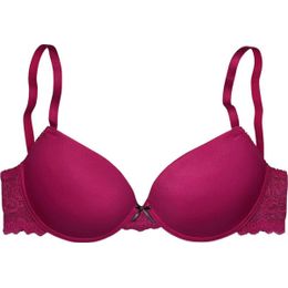Lascana Damen Push-up-BH beere Gr&ouml;&szlig;e 80A