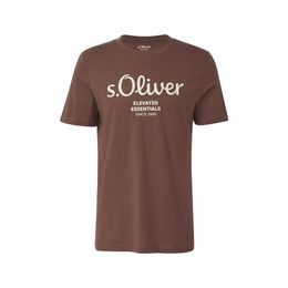 s.Oliver Shirt male Brown size S