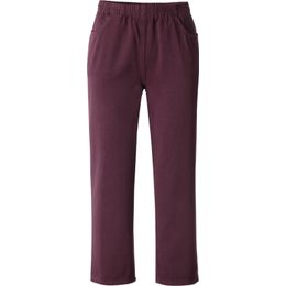 CR&Eacute;ATION L Damen Caprihose aus reiner Baumwolle beere Gr&ouml;&szlig;e 56