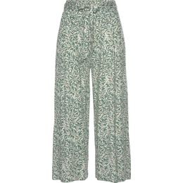 Damen Culotte gr&uuml;n bedruckt Gr&ouml;&szlig;e 34