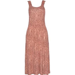 Damen Jerseykleid rot bedruckt Gr&ouml;&szlig;e 40