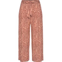 Damen Culotte rot bedruckt Gr&ouml;&szlig;e 36