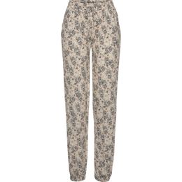Vivance Damen Jerseyhose beige-bedruckt Gr&ouml;&szlig;e 40