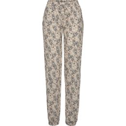 Vivance Damen Jerseyhose beige-bedruckt Gr&ouml;&szlig;e 38