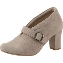 Andrea Conti Damen Hochfrontpumps sand Gr&ouml;&szlig;e 41