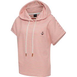 H.I.S. Damen Sweatshirt rot-offwhite Gr&ouml;&szlig;e 40/42