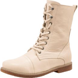 Andrea Conti Damen Schn&uuml;rstiefelette creme Gr&ouml;&szlig;e 41