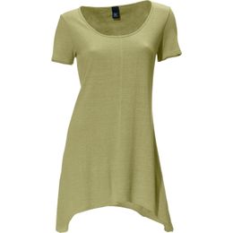 Heine Damen Longshirt aus Bourette-Seide kiwi Gr&ouml;&szlig;e 34
