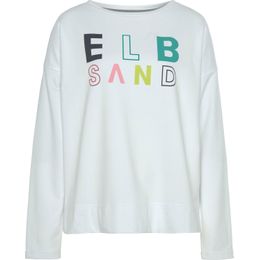 ELBSAND Damen Sweatshirt wei&szlig; Gr&ouml;&szlig;e M (38)