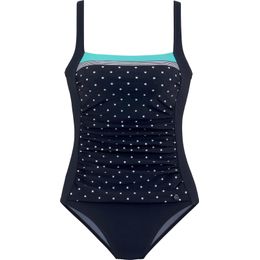 Lascana Damen Badeanzug marine-t&uuml;rkis Gr&ouml;&szlig;e 48D