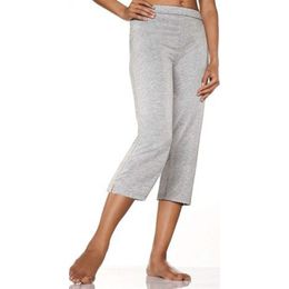 Damen Caprihose 1x schwarz, 1x grau meliert Gr&ouml;&szlig;e 44/46