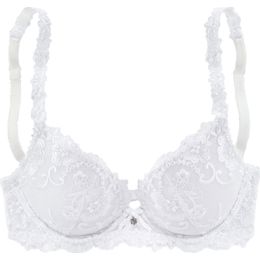 Lascana Damen Push-up-BH wei&szlig; Gr&ouml;&szlig;e 80A