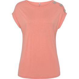 Buffalo Damen Kurzarmshirt peach Gr&ouml;&szlig;e 36/38