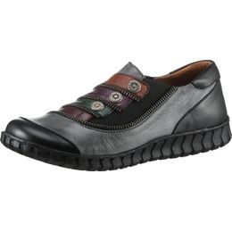 Gemini Damen Slipper grau-schwarz Gr&ouml;&szlig;e 38