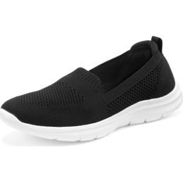 Lascana Damen Slipper schwarz Gr&ouml;&szlig;e 42