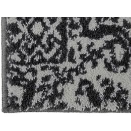 Grund unisex Badgarnitur grau Gr&ouml;&szlig;e 47x50 cm + 45x50 cm - Deckelbezug + WC-Vorlage mit Ausschnitt